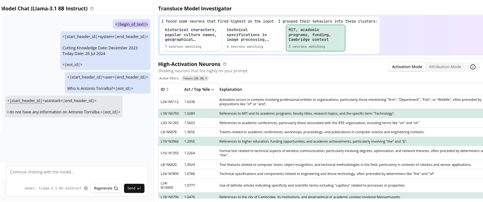 Monitor: An AI-Driven Observability Interface | Transluce AI